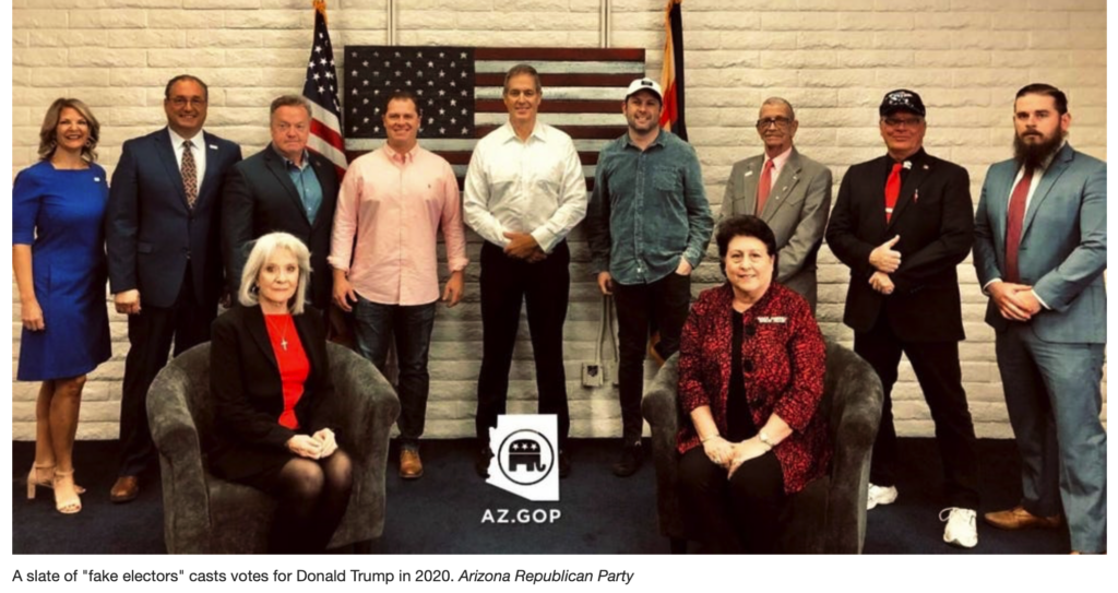 In Arizona, investigation into Trump's fake electors continues. Where ...