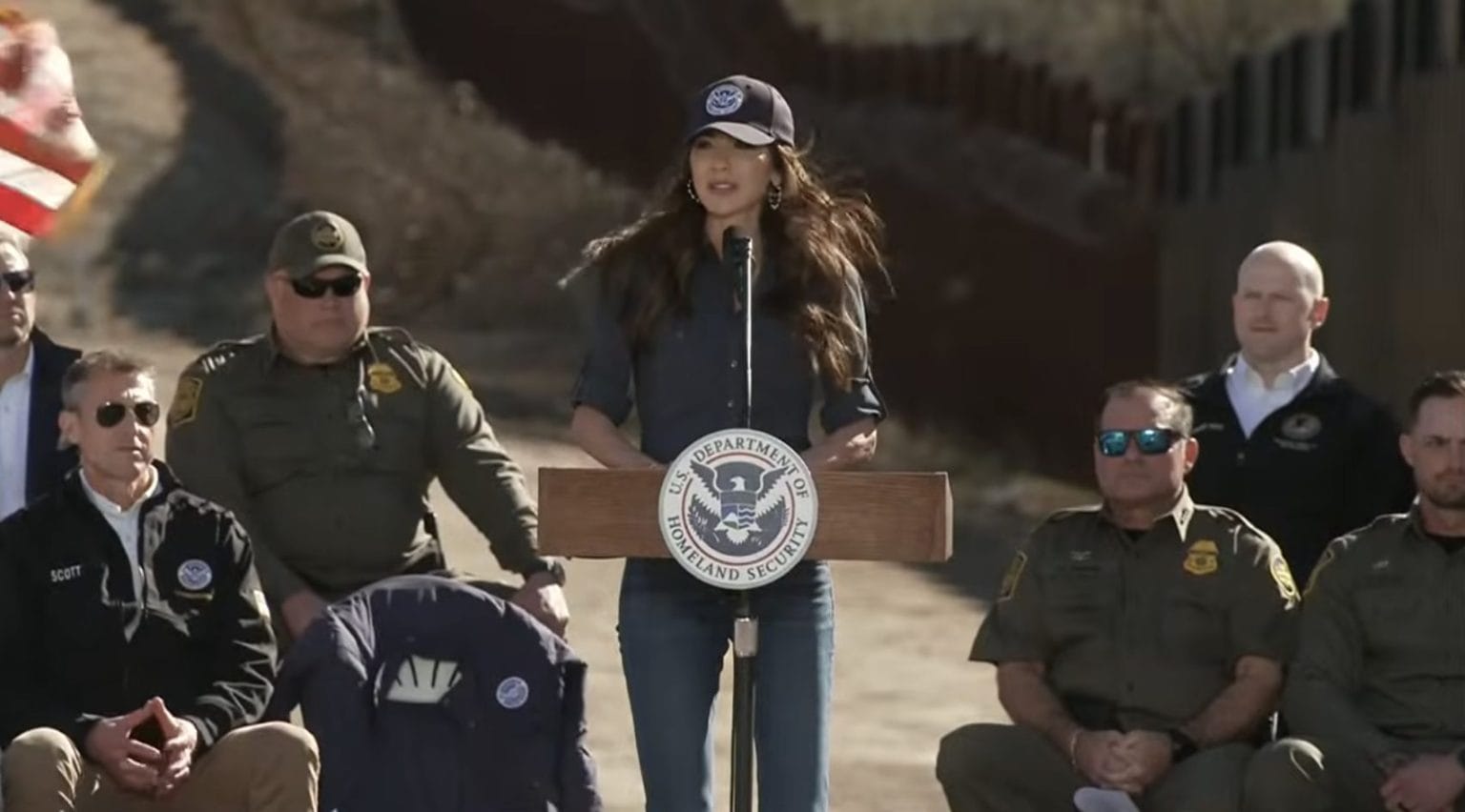 WATCH: Kristi Noem announces major border wall update - Rose Law Group ...